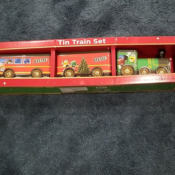 m & ms | Toys | Nwot Collectors Tin Train Set | Poshmark